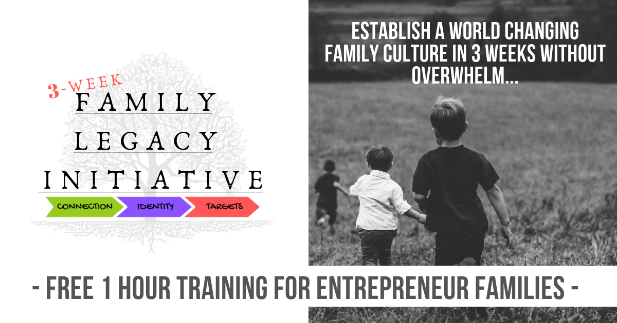Family Legacy Training
